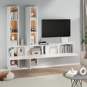 Nástěnná TV skříňka šedá sonoma kompozitní dřevo