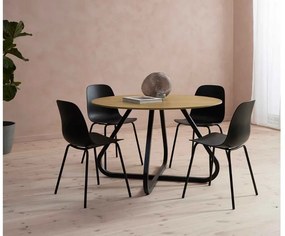 Designový jídelní stůl Valenzuela 120 cm vzor dub