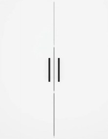 Skříň highboard bílá 69,5 x 34 x 180 cm kompozitní dřevo 3195755