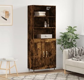 vidaXL Skříň highboard 69,5 x 34 x 180 cm kompozitní dřevo [3189934] Barva: Bílá