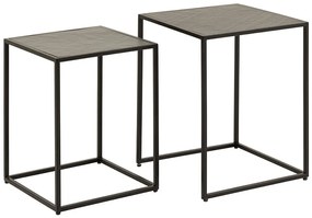 Sada konferenčních stolků Quillon 45 cm černá