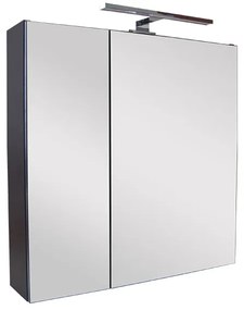 Comodo Zrcadlová skříňka závěsná s LED osvětlením Naturo 60 ZS