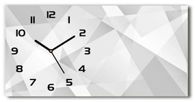 Wallmuralia Skleněné hodiny na stěnu tiché Abstrakce pozadí 60x30 cm