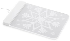 LED světelná ozdoba na okno SNOWBALL bílá