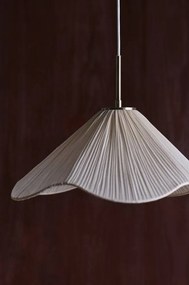 Krémové látkové závěsné svítidlo ø 50 cm Lunaria – Jotex