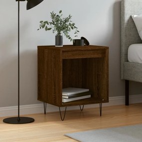 vidaXL Noční stolek 40x35x50 cm kompozitní dřevo [830728] Barva: hnědý dub