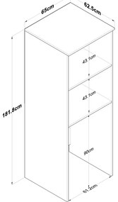 Skříňka na pračku KD110 - 3192