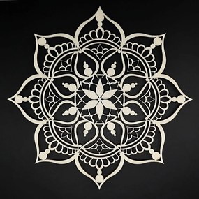 AMADEA Dřevěný obrázek k vymalování mandala 20 cm