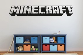 Lepy.cz Samolepka na zeď Minecraft Velikost (šířka x výška): 60x10cm, Barevná varianta: Karafiátová růžová