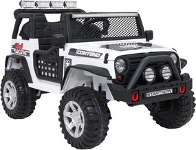 Elektrické autíčko Jeep BEAST 4x4 bílé