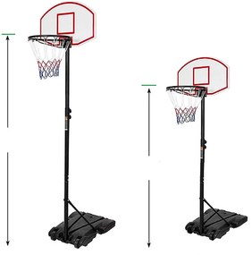 Mobilní basketbalový koš s nastavitelnou výškou