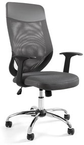 UNIQUE Kancelářská židle Mobi Plus, šedá