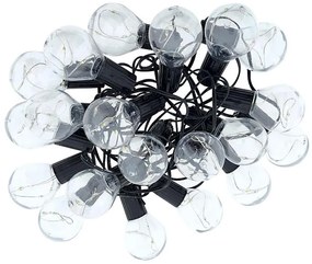 Baterie Centrum LED Venkovní dekorační řetěz 20xLED/0,075W/230V 5,8 m IP44 černá 034 0001077