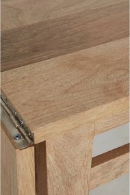 Rozkládací jídelní stůl s přídavnou deskou z mangového dřeva 43,5x60 cm Derri – Ellos Home
