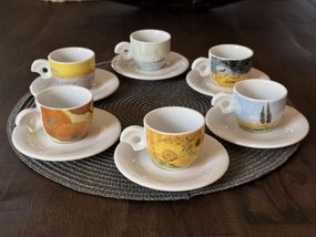 Sada 6 šálků na espresso Thun – Vincent van Gogh