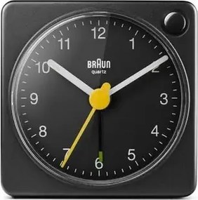 Braun BC02X černá / Klasický budík / 1x AA baterie