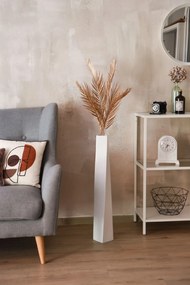 Váza HYDRON, sklolaminát, výška 80 cm, bílý