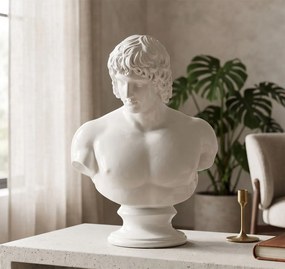 Socha Centurion 25 cm bílá