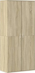 Botník dub sonoma 80 x 39 x 178 cm kompozitní dřevo 3276674