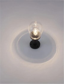 NV 9060195 Venkovní sloupkové svítidlo OMIKA tmavě šedý hliník a čiré sklo E27 1x12W 220-240V bez žárovky IP54 - NOVA LUCE