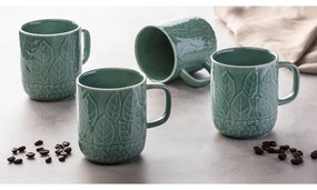 Tyrkysové porcelánové hrnky v sadě 4 ks 400 ml Heath Jade – Ladelle