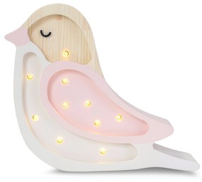 Little Lights Lampa Little Lights Bird Mini Strawbery Cream