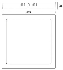 Philips - LED Stropní svítidlo MAGNEOS LED/12W/230V 4000K bílá