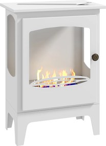 HOMCOM krb na bioethanol 2,05 kW ocel, nádrž 0,9 l, doba hoření 3 h, 39x26x54 cm, černý