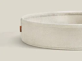 Kulatý konferenční stolek Vasagle Moris 75 cm krémový/béžový