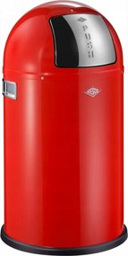 Odpadkový koš červený 50 l Pushboy Wesco