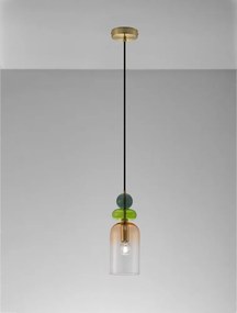 Skleněné závěsné svítidlo ve zlaté barvě ø 11 cm Murano – Nova Luce