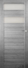 posuvné interiérové dveře do pouzdra SANTIAGO model 5 Průchozí rozměr: 70 x 197 cm, Orientace dveří: Levé dveře, Dekor: Dub Aljaška