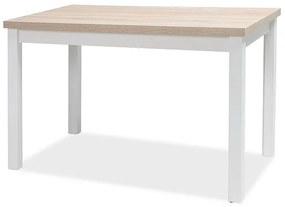 Jídelní stůl Alfred (dub + bílá) (pro 4 osoby). 1049848