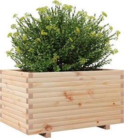 Zahradní truhlík 90 x 60 x 49,5 cm masivní borové dřevo 3282564