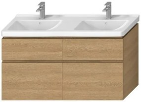 Jika Cubito koupelnová skříňka pod umyvadlo 128x46,7x68,3 cm dub H40J4274025191