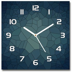 Wallmuralia Skleněné hodiny čtverec Abstrakce pozadí 30x30 cm