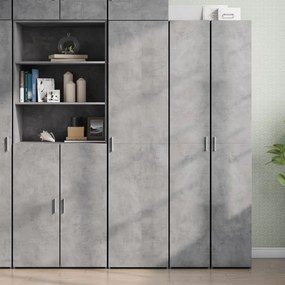 Skříň highboard betonově šedá 45x42,5x185 cm kompozitní dřevo