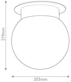 Kichler KL-ALBERS-F-G-CPZ-Stropní svítidlo ALBERS 1xE27/40W/230V pr.20,3cm zlatá