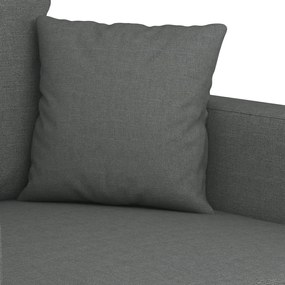 vidaXL 2dílná sedací souprava s poduškami textil [3201670] Barva: Tmavě šedá