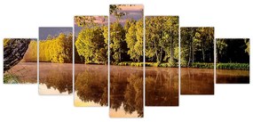 Obraz - Za řekou (210x100 cm)