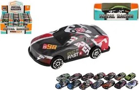 TEDDIES Auto závodní mini / Kov a plast / Volný chod / Mix barev / 48