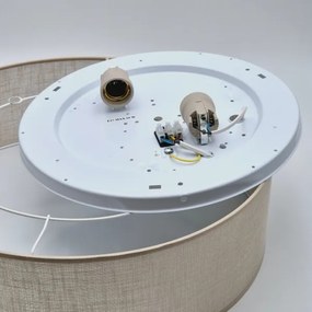 Stropní svítidlo SIRJA 2xE27/60W/230V pr. 45 cm béžová