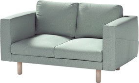Potah na pohovku IKEA Norsborg 2-místná barva zelená látka pletený vzor