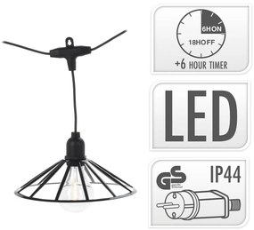 Exteriérová světýlka 5,5 m, žárovky jsou součást balení, b