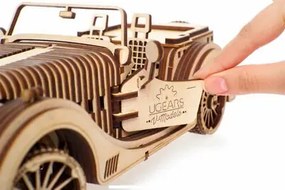Ugears 3D dřevěné mechanické puzzle VM-01 Auto (roadster) / od 14 let