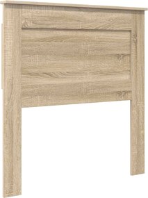 Rám postele s čelo Sonoma dub 75 x 190 cm Masivní borové dřevo 3410146