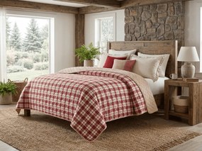 Přehoz na postel TARTAN HEART, barevný Rozměr: 220 x 240 cm