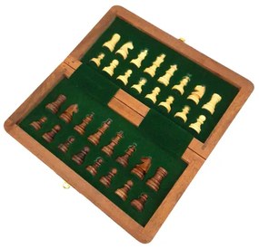 Madrid Magnificence Dřevěné magnetické šachy 17 x 17 cm - DNU-025