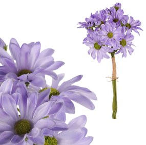 Kopretina, barva fialová. Květina umělá KT7050 LILA