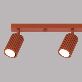 Sollux Lighting Stropní svítidlo KARBON 4L červený okr